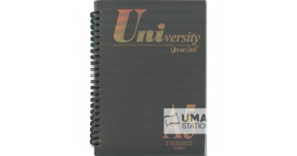 UNI UNIVERSITY NOTE BOOK A5 (5 SUBJECT) S-6821