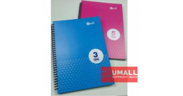 UKAMI 3-SUBJECT RING NOTE BOOK 80GSM A4 (S8510)
