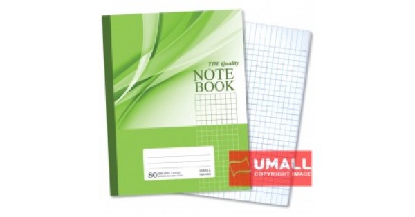 UNI NOTE BOOK 60G F5 80P (SBL804) SMALL SQUARE 3 FOR
