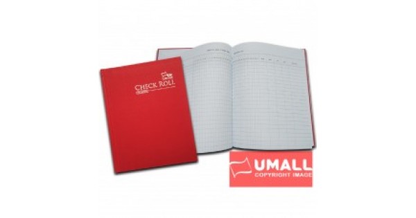 UNI H/C CHECK ROLL BOOK F5-200P (SCRB104)