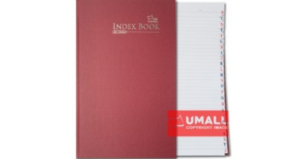 UNI INDEX FOOLSCAP H/C BOOK F4-400P (S-NB2204)