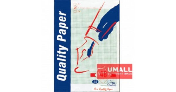 UNI GRAPH PAPER 70G F4-48'S (S35)