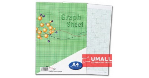 UNI GRAPH SHEET 70G A4-40'S (S-25)