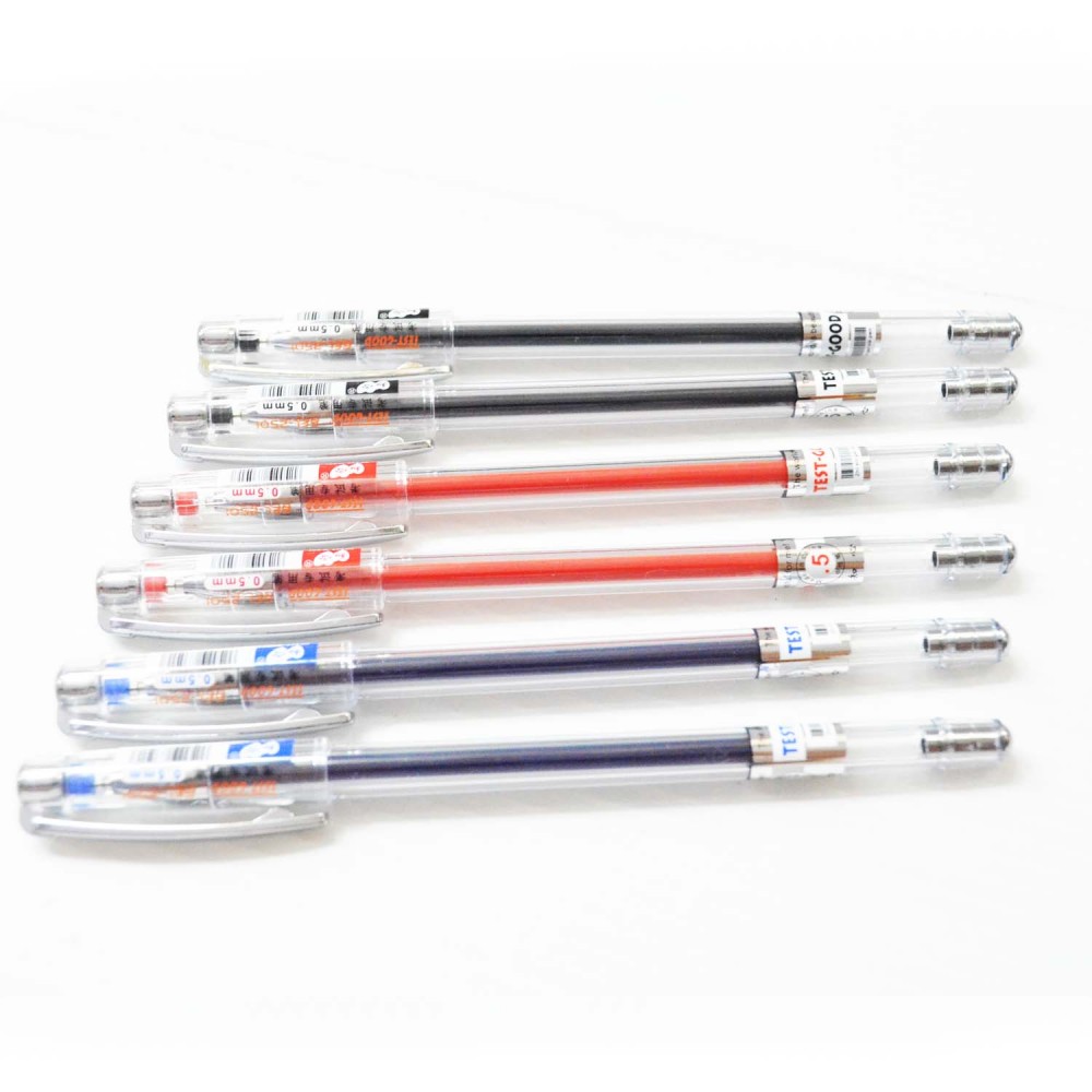 Test Good 0.5mm Gel Ink Pen (Set of 12pcs)