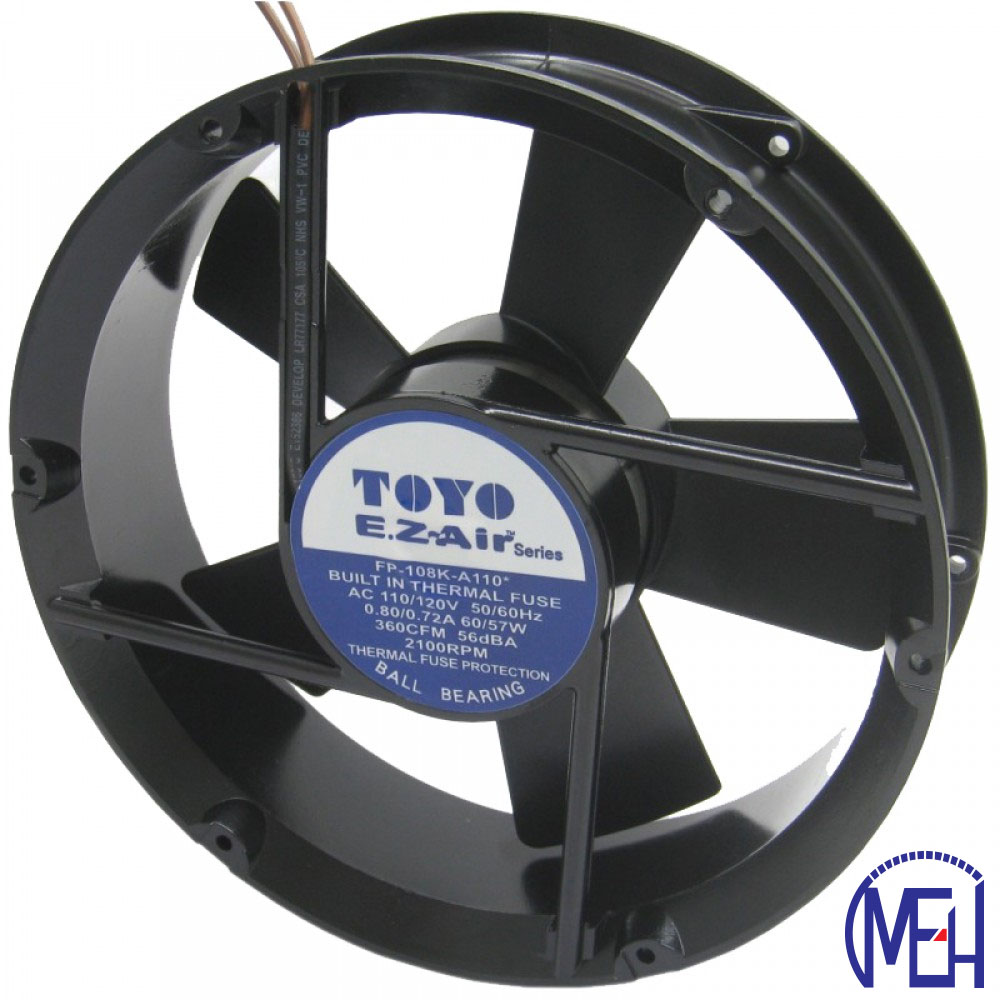 TOYO 6'' MiniBlower Fan (TM-Series) Ball Bearing
