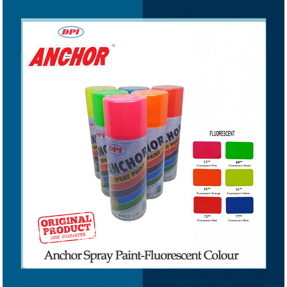 Anchor Spray Paint-Fluorescent Colour