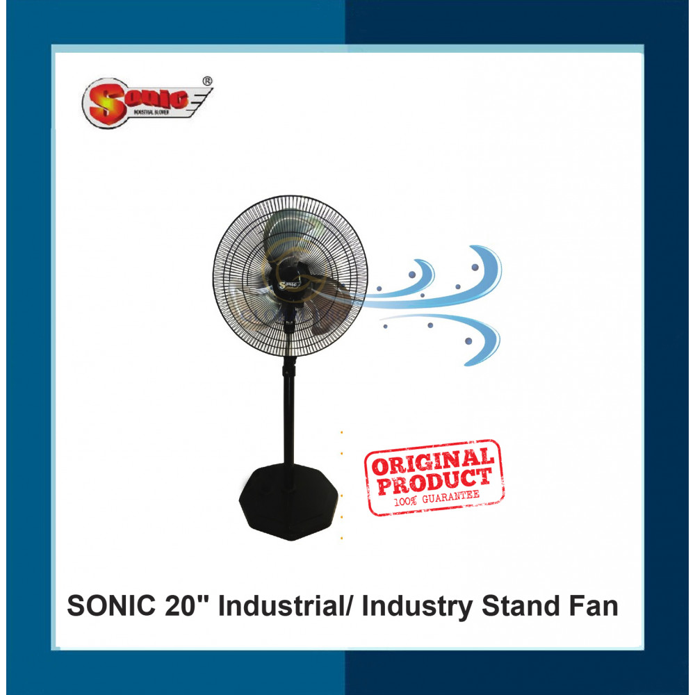 SONIC 20" Industrial/ Industry Stand Fan Oscillating