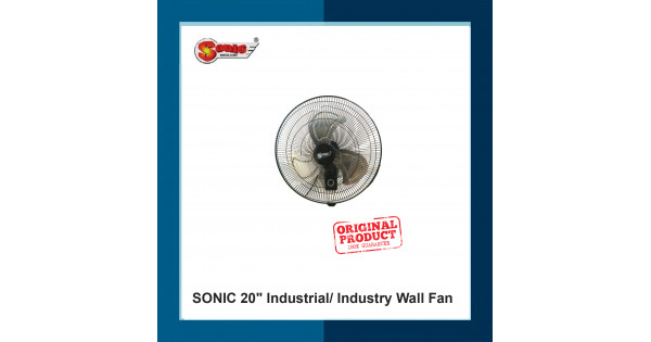 SONIC 20" Industrial/ Industry Wall Fan SWC-500S1-A240F-BK