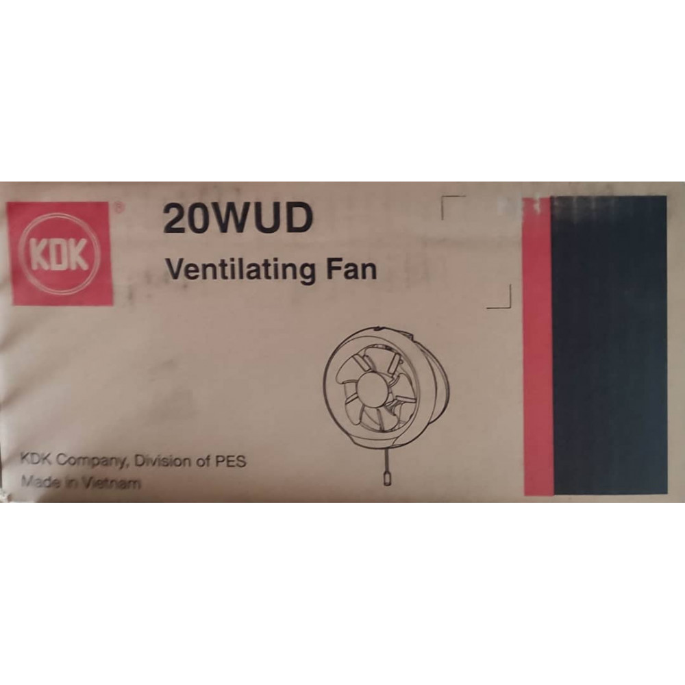KDK WALL/GLASS MOUNTED VENTILATING FAN (20cm/8") 20WUD #KIPAS TINGKAP# ...