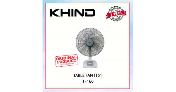KHIND TABLE FAN (16") WINTER GREY TF166 #KIPAS MEJA#桌面式风扇