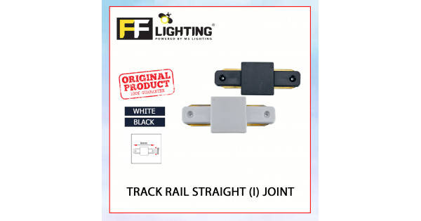 FFL Track Rail Straight(I) Joint White/Black#FF Lighting#Track Rail ...
