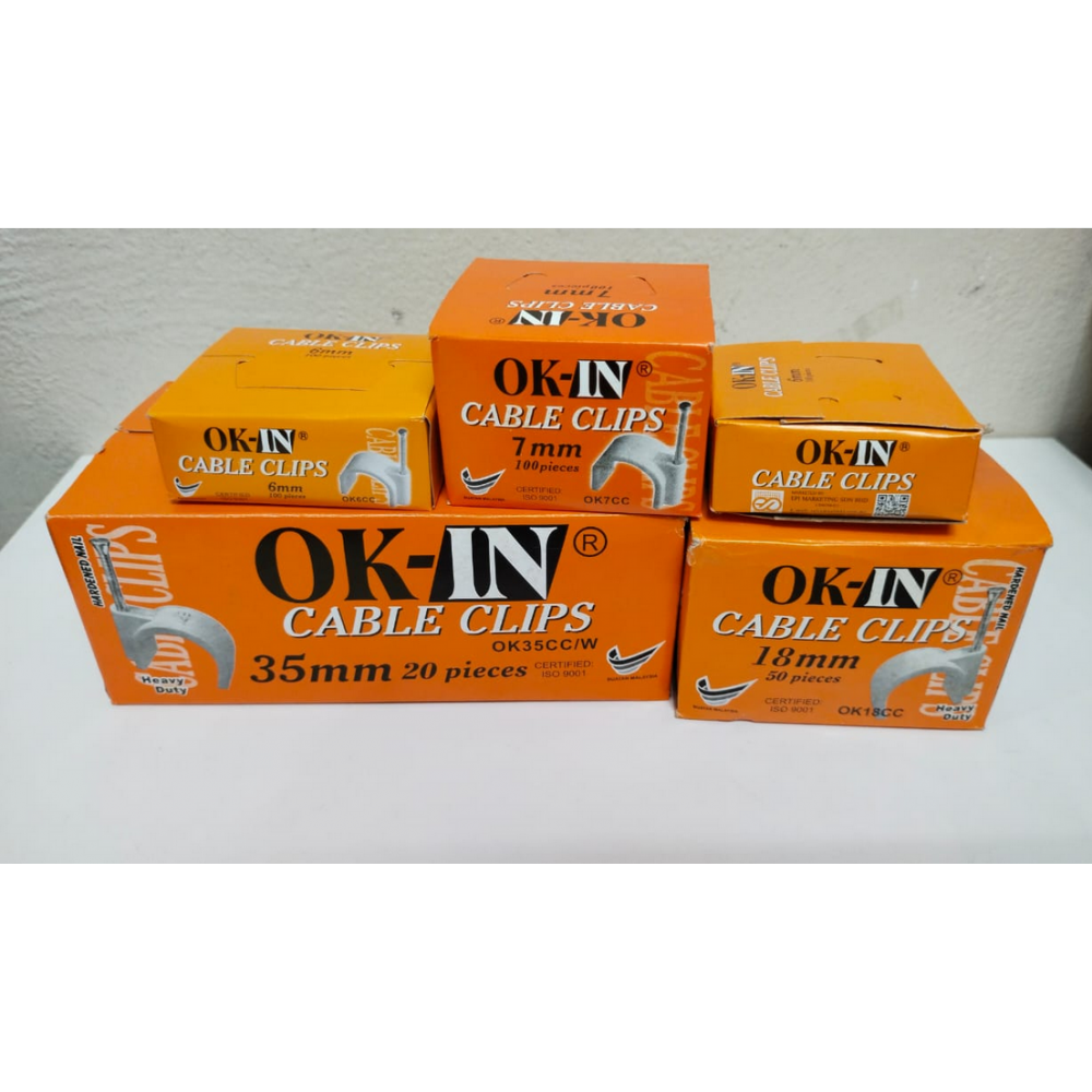 PVC CABLE U CLIP WALL WIRE CLIP 4mm/5mm/6mm/7mm/8mm/10mm/12mm/18mm/20mm ...