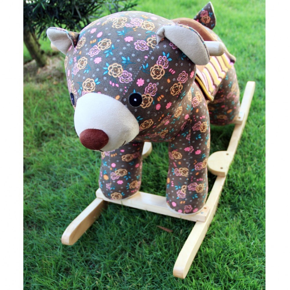 Woodalion Grizzy Bear Infant Rocker
