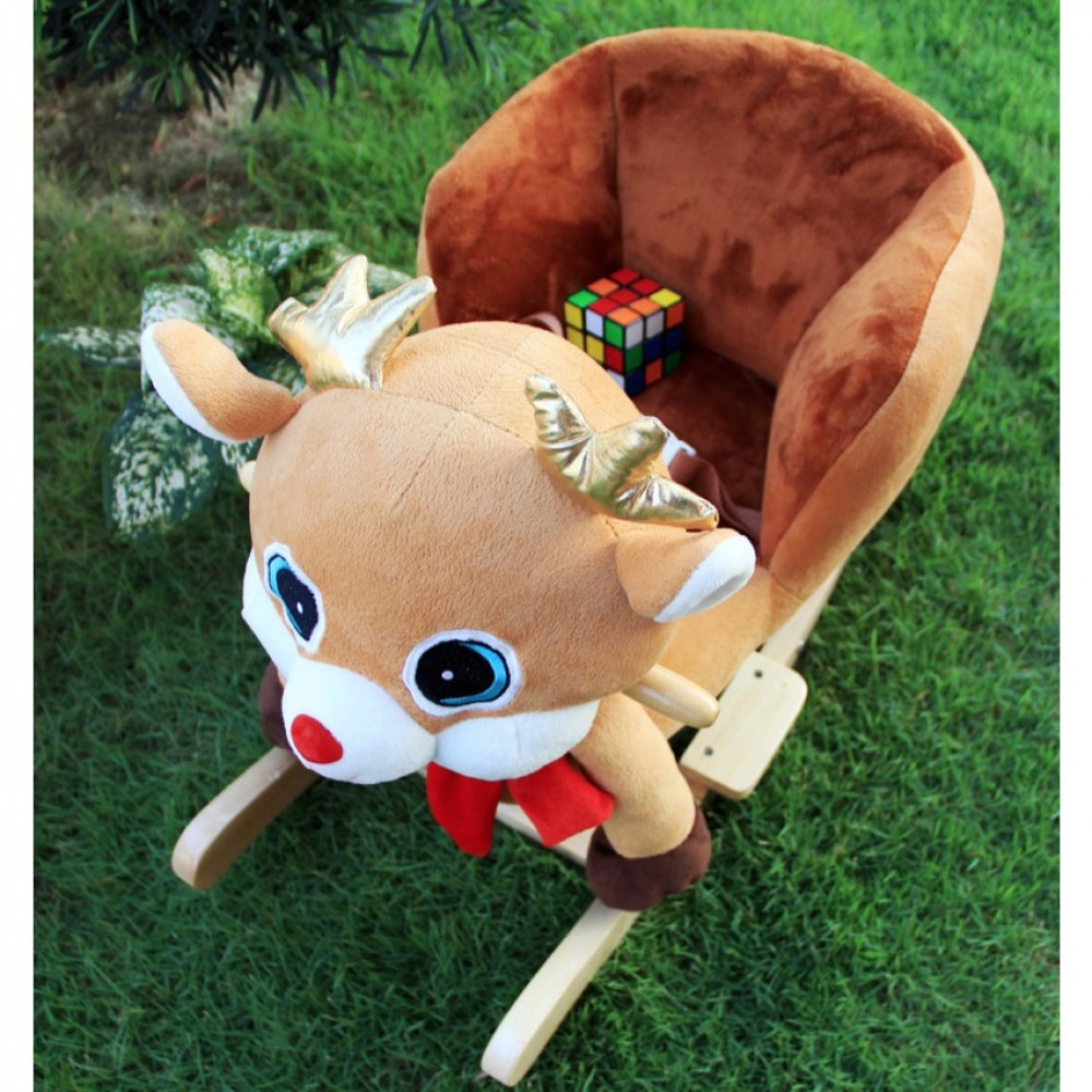 Woodalion Rain Deer Infant Rocker