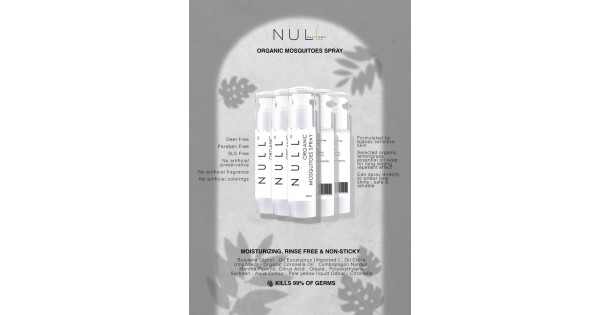 Null Organic Mosquitoes Spray 50ML