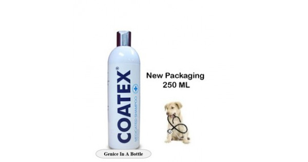 COATEX Medicated Shampoo for dogs 250ml per bottle
