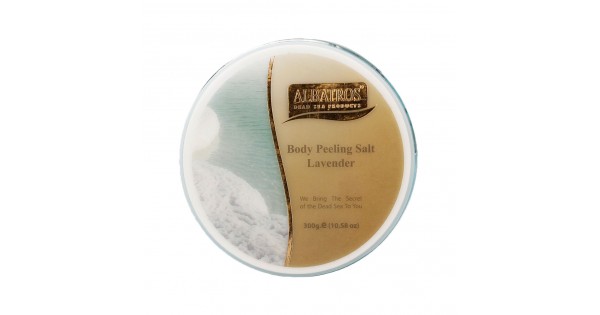 NATURAL LOOKS - Albatros Body Peeling Salt Lavender 300g