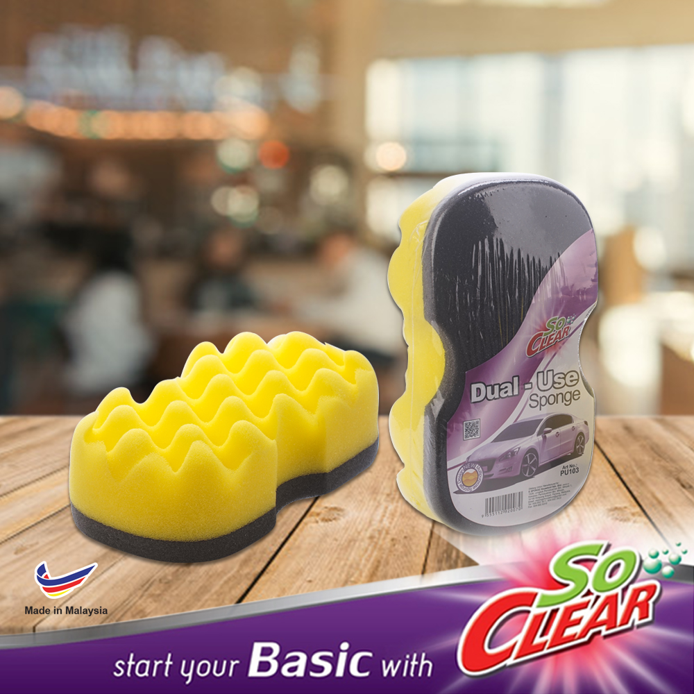 Elianware x SoClear 1 PC Dual-Use Sponge for Car