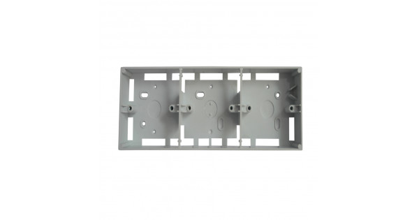 PVC Electrical Nut Box 3"x10" Three Partition (WHITE)