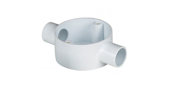 PVC CONDUIT FITTING 2 WAY THROUGH BOX