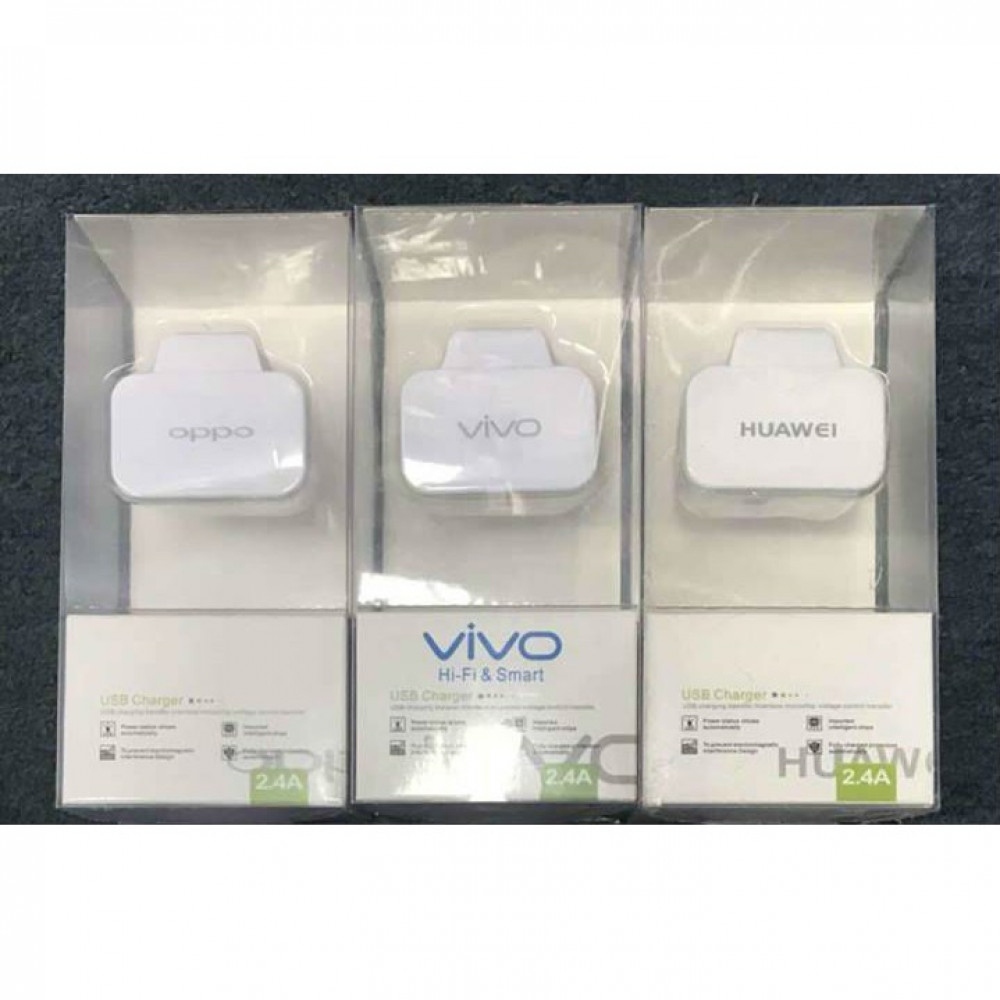 2.4A Fast Charging Speed Micro USB Travel Charger Adapter Free Cable ...