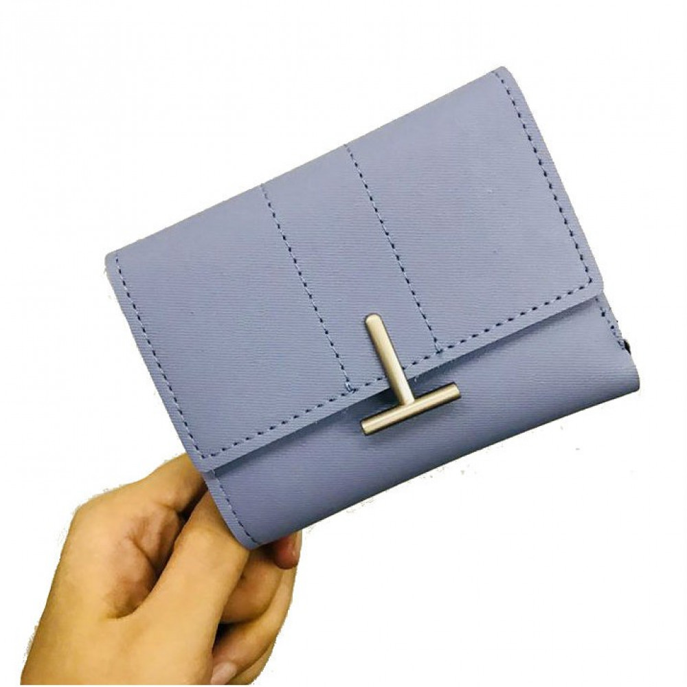 New 'T' Design Ladies Short Purse with Card Holders Ready Stock