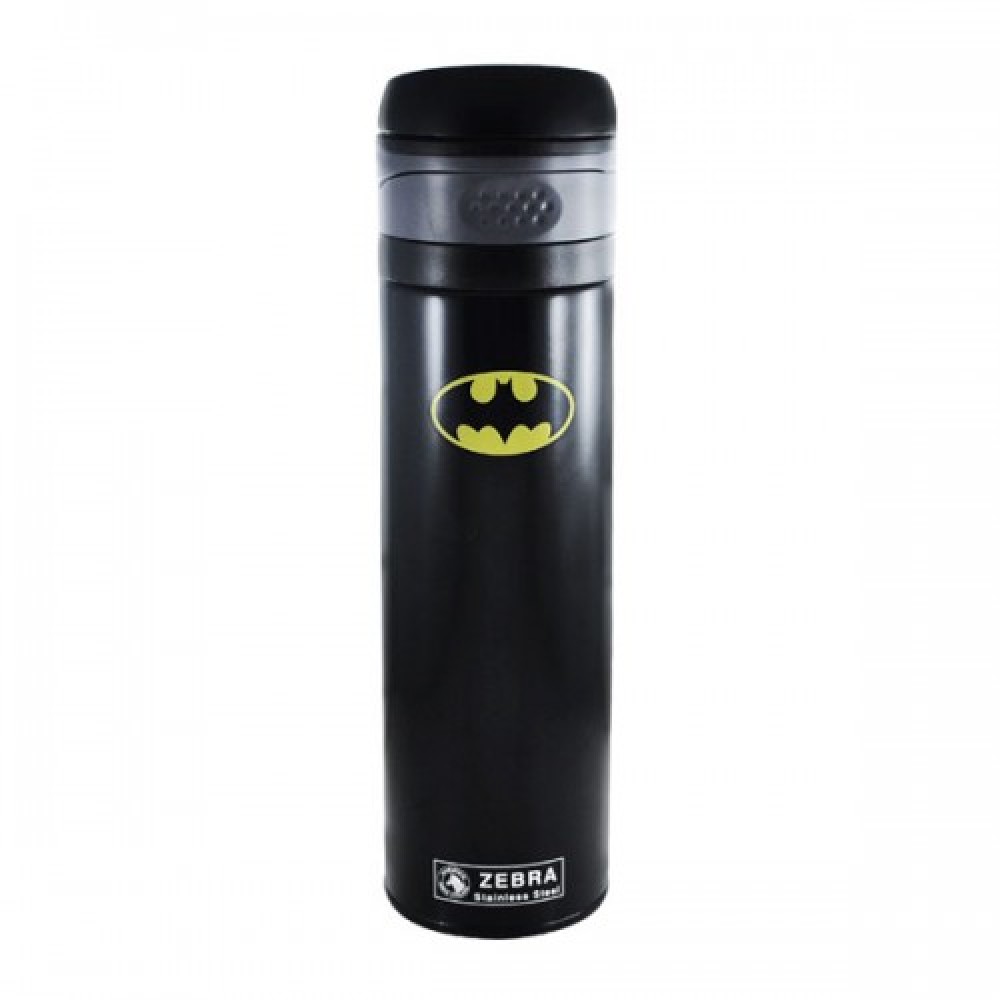 Zebra 0.5L Vacuum Flask - Batman/Superman