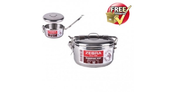 Zebra 12cm Camping Pot