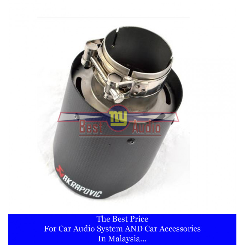 Carbon Fiber Exhaust Tip / Muffler Stainless Steel Exhaust pipe Cover