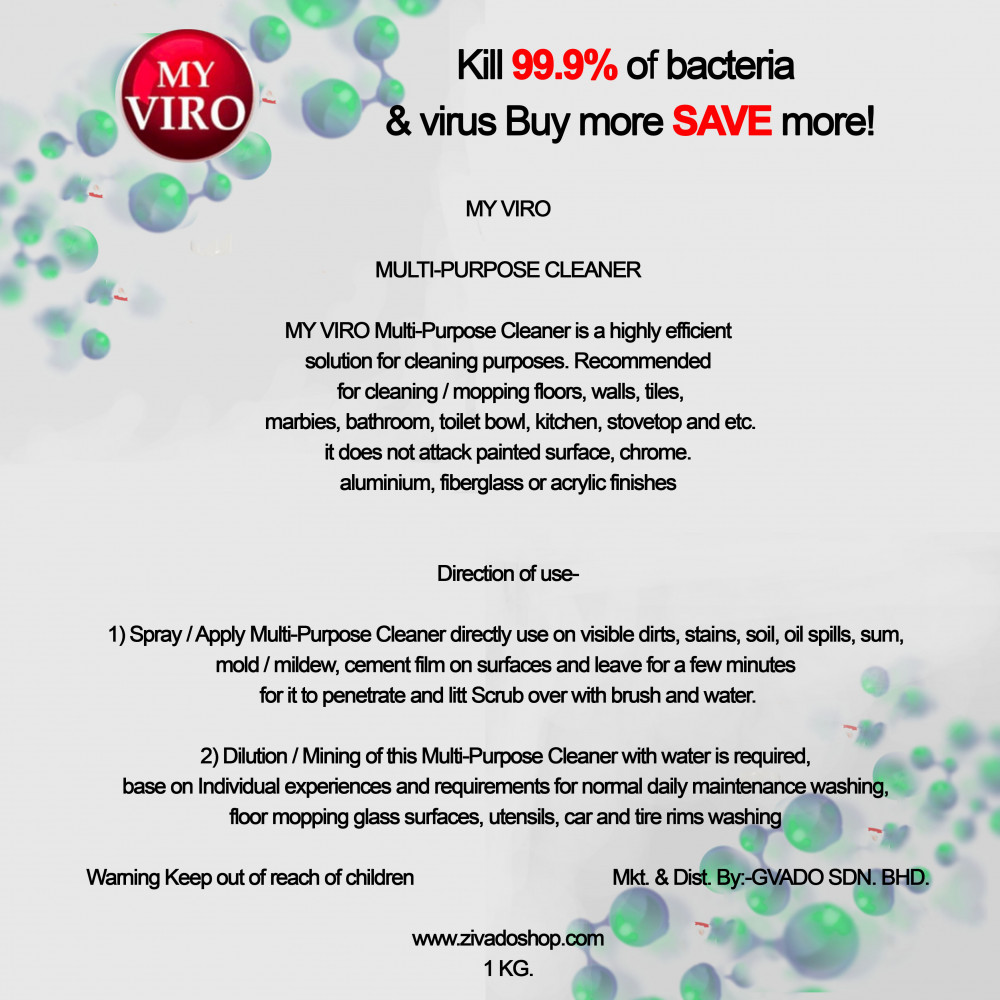 MY VIRO MULTI-PURPOSE CLEANER 1KG