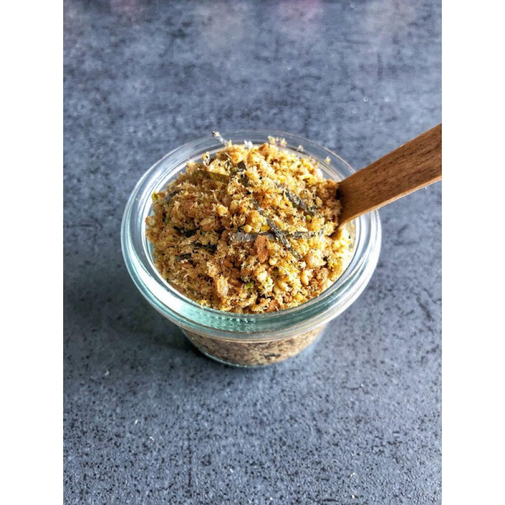 Adiicto-Seaweed Salmon Furikake 25g[Japanese Rice Seasoning][Fish Skin ...