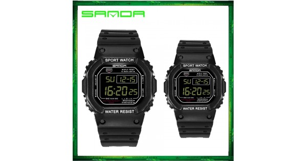 Sanda 329 Men LED Digital Sport Watch Jam Tangan